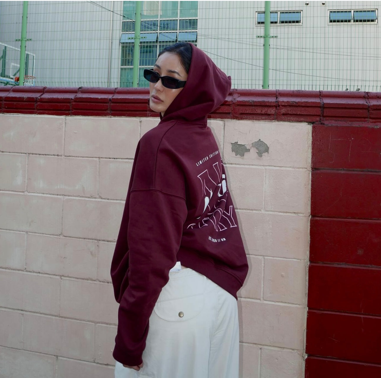 Oyut Oversized Hoodie VOL 001 (Burgundy) – OyutBasic