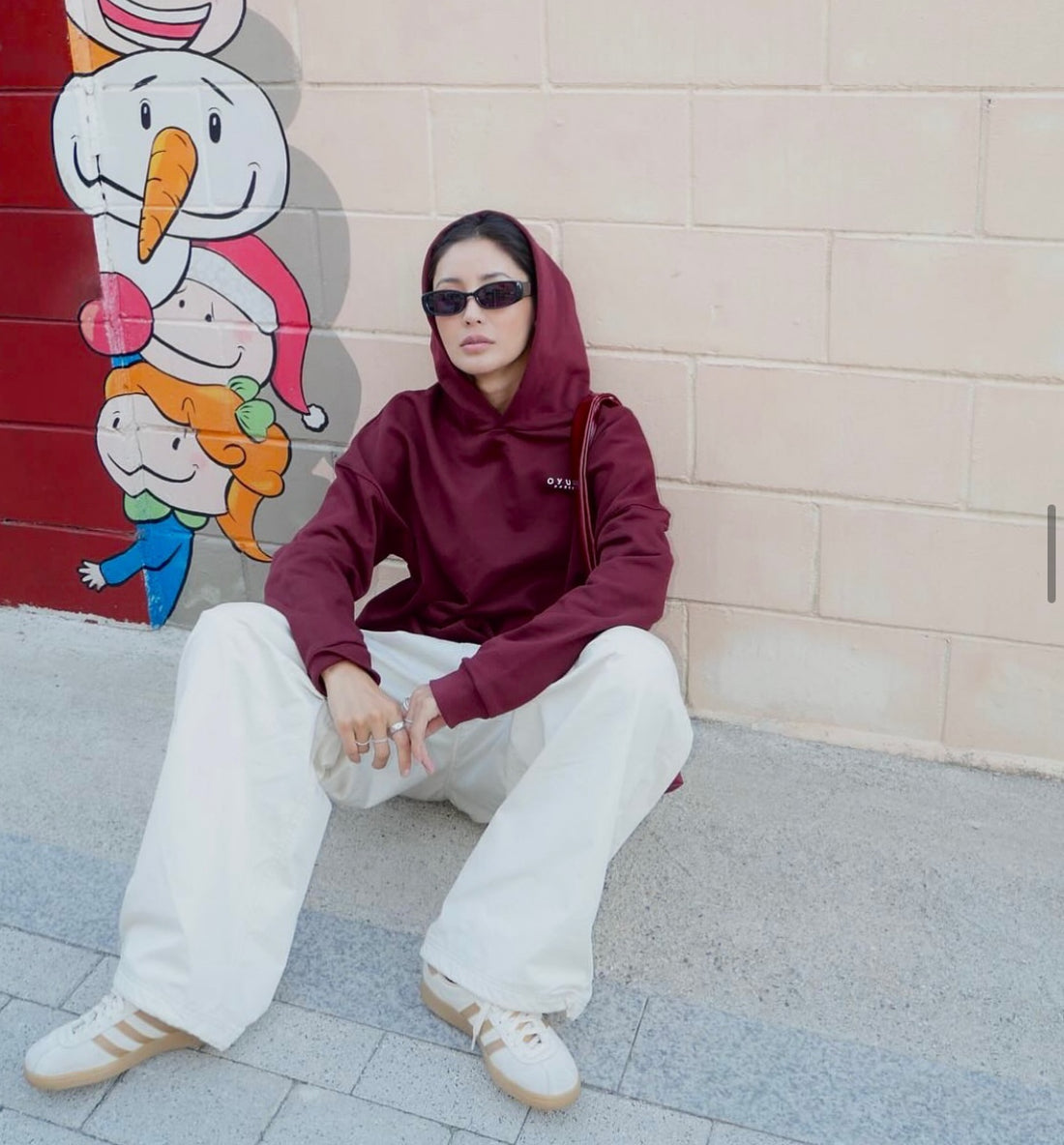 Oyut Oversized Hoodie VOL 001 (Burgundy) – OyutBasic